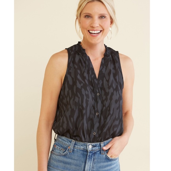 peyton jensen | Tops | Evereve Peyton Jensen Carly Camo Snap Front Top ...